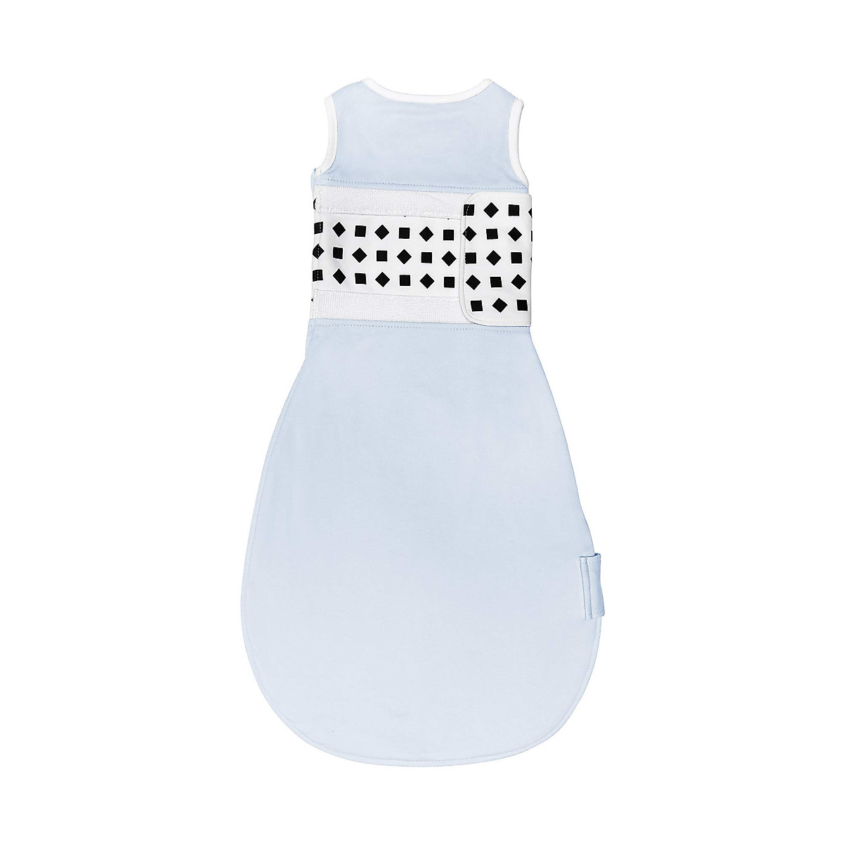 Nanit Breathing Wear Sleeping Bag – 100% Cotton Baby Sleep Sack - Works with Nanit Pro Baby Monitor to Track Breathing Motion Sensor-Free, Real-Time Alerts, Size Large, 12-24 Months, Powder Blue