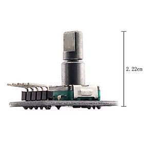 Maxmoral 2pcs Rotary Encoder Module KY-040 360 Degrees for Arduino Compatible Brick Sensor Switch Development Board