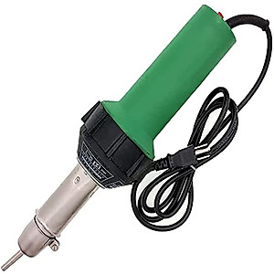 EGK-Tool Plastic Welder Gun Hot Air Plastic Welder Gun Kit Pvc Vinyl + Speed Nozzle Heat Element, 1600W
