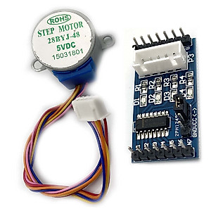 Kiro&Seeu DC5V 28BYJ-48 Stepper Motor with ULN2003 Drive Boards Blue Compatible with Arduino (5V)