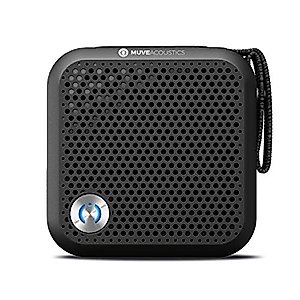 MuveAcoustics Aplus Portable Bluetooth Speakers – Mini Wireless Blue Tooth Speakers with Good Base for Home Shower, Small but Loud Stereo Bass Bt for Outdoor Travel Beach Party, 7 Hours Playtime