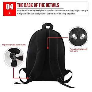 Doojoayie Kids’ Backpack for Girls, Boys, Teens, American Flag Deer School Bag,Cute Bookbag,Ideal for Everyday Use, Travel