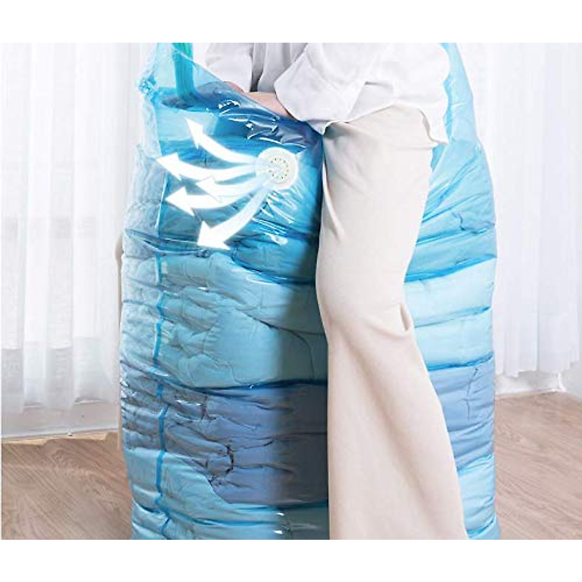 Vacuum-free three-dimensional vacuum compression bag quilt quilt clothes vacuum storage bag vacuum bag