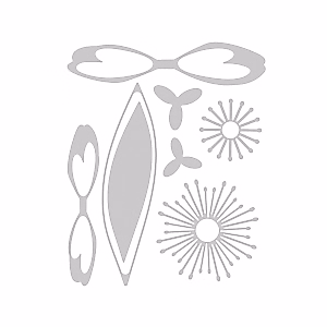 Sizzix Thinlits Die Set 8 Pack Tulip by Jennifer Ogborn, Multicolor