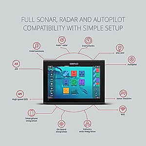 Simrad GO9 XSE - 9-inch Chartplotter with Active Imaging 3-in-1 Transducer, C-MAP DISCOVER Chart Card