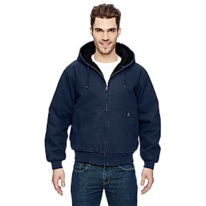 Dri-Duck Men's 5020 Cheyenne Hooded Work Jacket, Navy, XX-Large