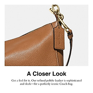 COACH Elle Hobo Shoulder Bag, Light Saddle