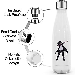 Dabi Dabbing Gothic Character Water Bottle Gift, Funny Stainless Steel Bottle