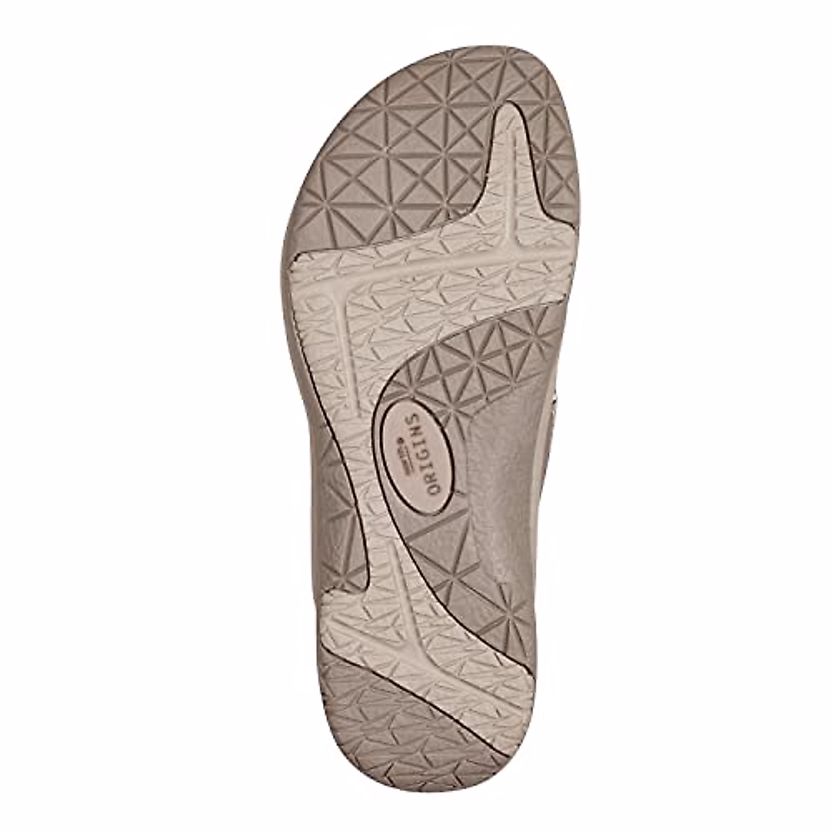 Earth Origins Women’s Saco Sandals for Casual, Walking and Everyday - Brown Multi - 6 Wide