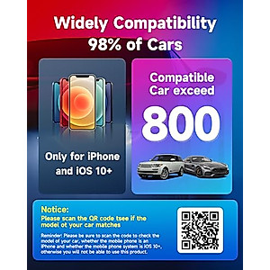 CarlinKit 3.0 Wireless CarPlay Adapter - Convert Wired CarPlay to Wireless in Factory Cars, 2015-2023 Models