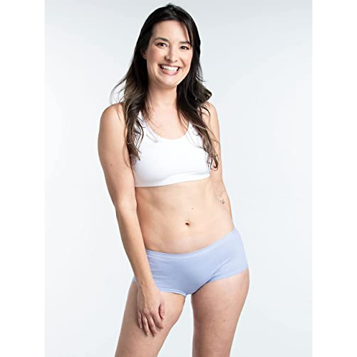 Fruit of the Loom Women's 6 Pack Assorted Cotton Boyshort Panties, Assorted, 9