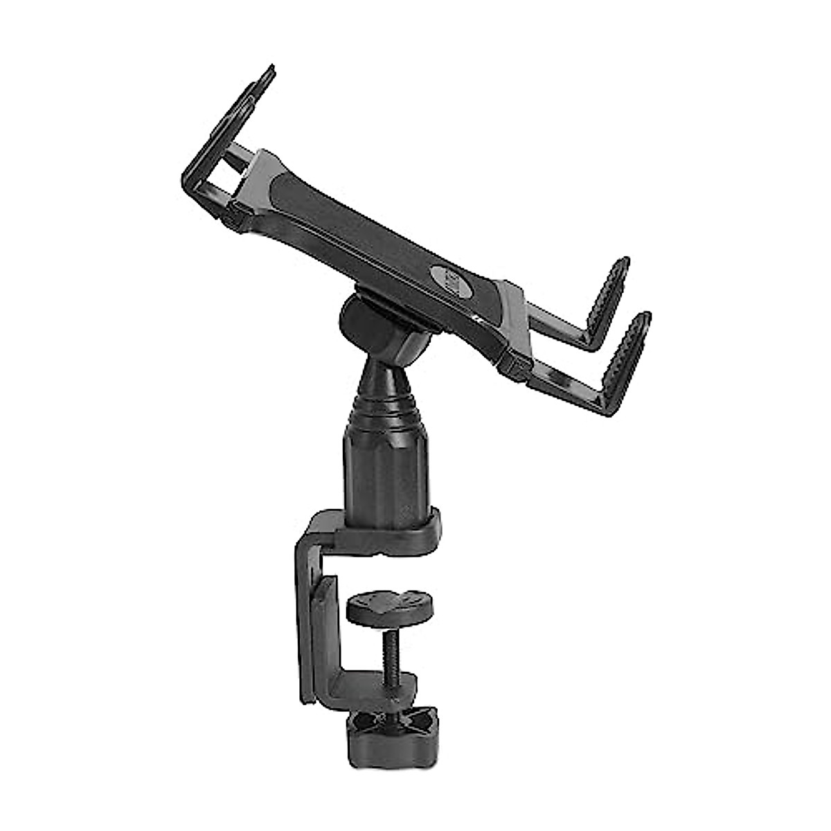 ARKON Mounts - Heavy Duty Tablet Holder with Clamp Stand | Tablet Mount for Mic Stand, Bed, Desk | 360° Adjustability | Stable and Durable iPad Stand | Fits iPad, Google, Samsung Galaxy and more