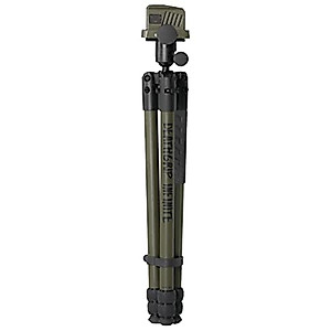 BOG DeathGrip Infinite Aluminum Tripod with Heavy Duty Construction, 360 Degree Ball Head, Quick-Release Arca-Swiss Mount System, and Optics Plate for Hunting, Shooting, Glassing, and Outdoors