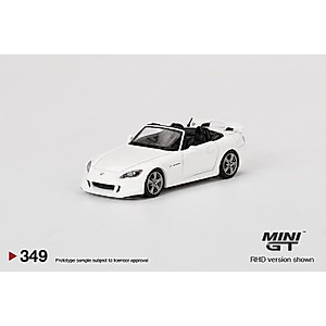Mini GT 1:64 Honda S2000 AP2 Type S Grand Prix White 349 DIECAST Model MGT00349 True Scale Miniatures
