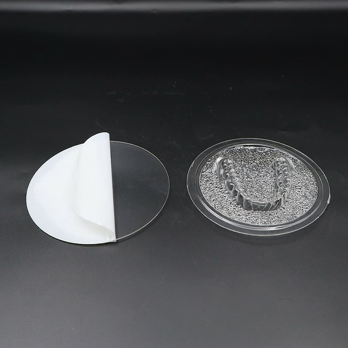 TEPTOARCH Lab Orthodontic Splint Retainer Slice Vacuum Forming Sheet Round Hard/Soft 0.8/1.0/1.5mm Splint Thermoforming Material (1.0mm Hard)