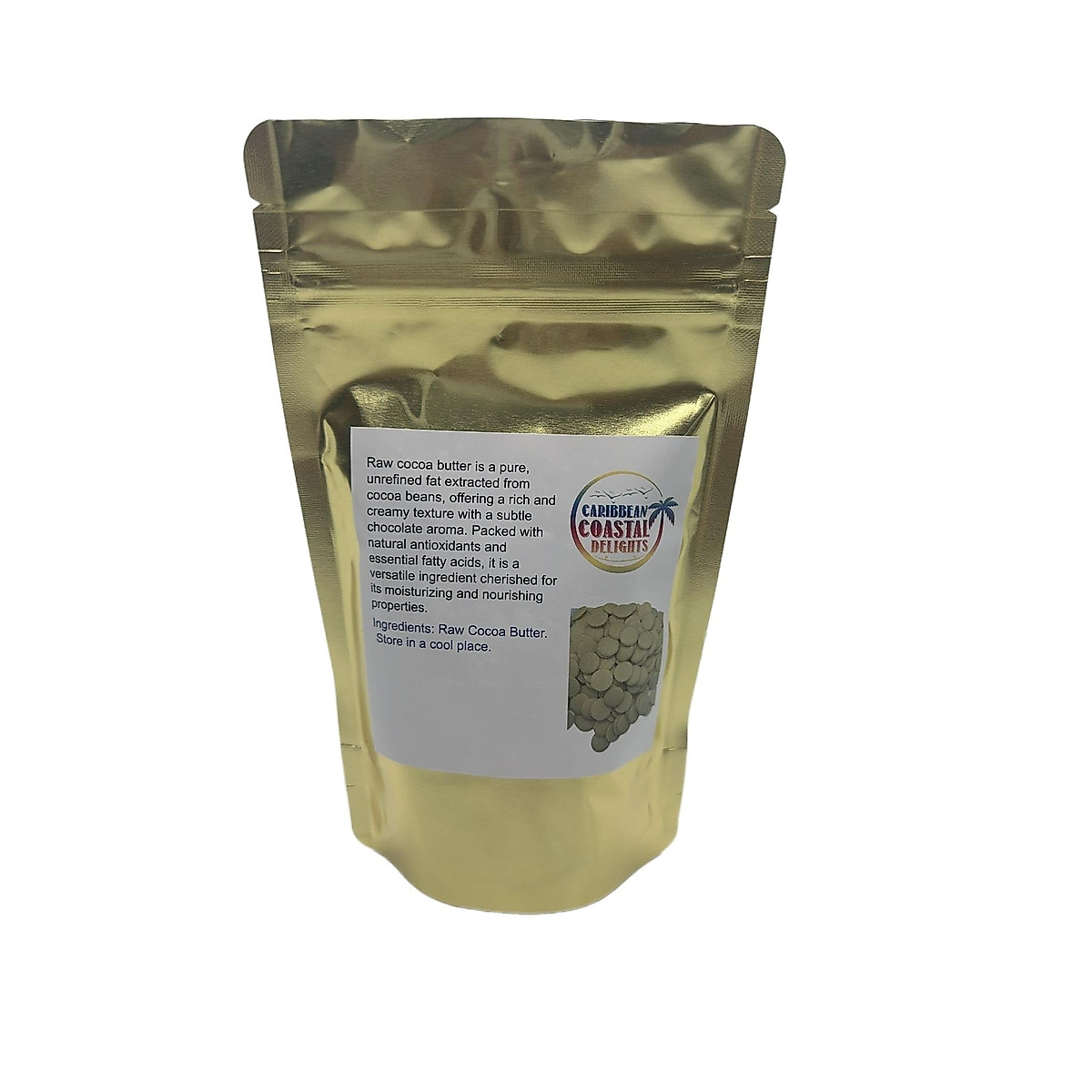 Raw Cocoa Butter 100% Fresh (8 oz)