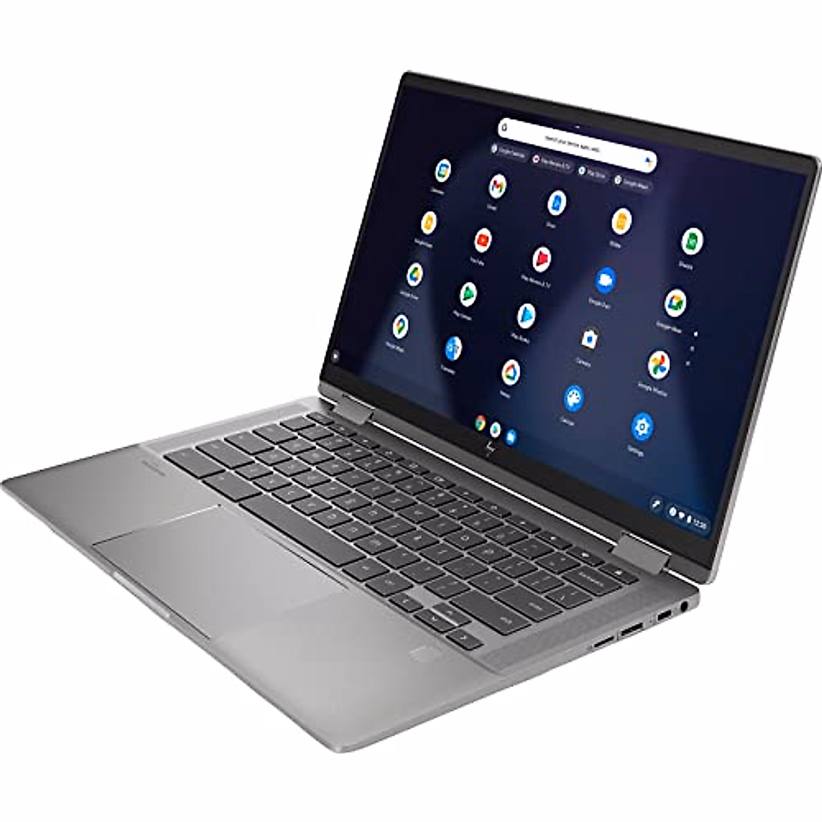 HP 2022 Chromebook X360 2-in-1 14" FHD Touchscreen Laptop, Intel Core i3-10110U Processor, 8GB RAM, 64GB eMMC, Backlit Keyboard, Wi-Fi 6, Webcam, Chrome OS, Mineral Silver, 2-Week IFT Support