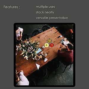 Steelite International 7600CV034 Snack Bowl Set, Stainless Steel Set of 3, Metal Dipping Sauce Appetizer Servers for Table Top, 6 Ounce Dish with Serving Tray, Use, Set of 12