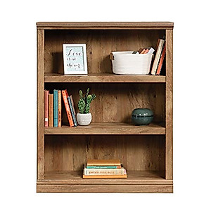Sauder Miscellaneous Bookcase, L: 35.28" x W: 13.23" x H: 43.78", Sindoori Mango finish