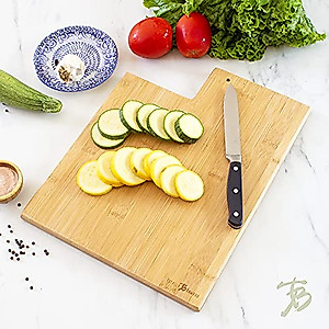 Totally Bamboo Destination Utah State Shaped Serving and Cutting Board, Includes Hang Tie for Wall Display