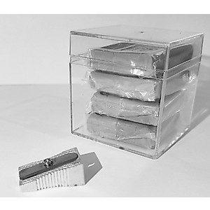 Faber- Castell Grey Kneaded Professional Artist Quality Erasers? Bulk Buy Quantity 4 Erasers Per Order