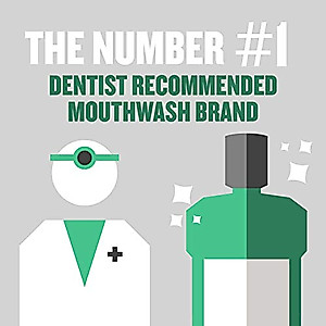 Listerine Freshburst Antiseptic Mouthwash with Germ-Killing Oral Care Formula to Fight Bad Breath, Plaque and Gingivitis, 1.5 L