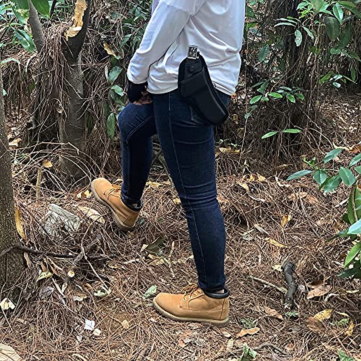 Black Sharp Edge Folding Sickle Weeder Gargening Hand Tool Portable Safety Wooden Handle Manual Grass Lawn with Sheath