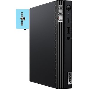 LENOVO ThinkCentre M80q Home & Business Mini Desktop (Intel i3-10100T, 16GB RAM, 512GB PCIe SSD, Intel UHD 630, WiFi 6, BT 5.2, USB Keyboard, USB Mouse, HDMI, Win 11 Pro) w/Dockztorm Hub