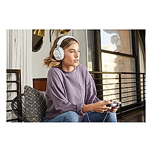 JBL Quantum 100 - Wired Over-Ear Gaming Headphones - White, Large