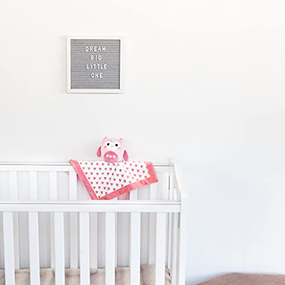 SONA G DESIGNS Baby Lovey Custom Personalized with Name Plush Security Blanket - Narwhale - Elephant - Owl for Infants Babies Toddlers Newborns (Pink Owl with Embroidered Name)