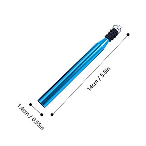 BESPORTBLE 1pc Bait Hanger Fishing Wacky for Baits Wacky Fishing Tool Fishing Bait Tool Fishing Supplies Fishing Baits Fishing Gear Wacky Worm Kit Soft Bait Aluminum Alloy Portable