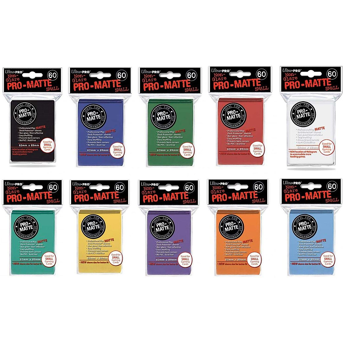 600 Ultra Pro Deck Protector Pro Matte Small Sleeves