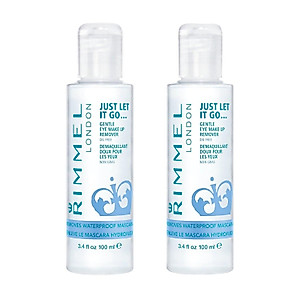 Rimmel Just Let It Go Eye Make Up Remover, 3.4 Fl Oz , 2 Count (Pack of 1)