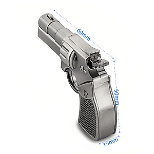 WooTeck 128GB Metal Revolver Gun USB 3.0 Flash Drive Livid