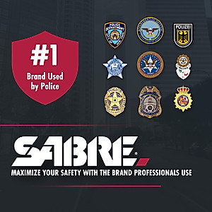 SABRE Safe Escape 3-In-1 Pepper Gel With Seat Belt Cutter & Window Breaker, Maximum Strength Pepper Spray, Snap Clip Keychain for Easy Carry & Fast Access, 0.54 fl oz, Easy to Use Fast Flip Top Safety