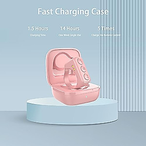 TikTok Remote Control Scrolling Ring, Kindle APP Page Turner, Finger Bluetooth Remote for TIK TOK Short Video, Camera, Video Recording, Multifunction Controller for iPhone, iPad, Android, Pink