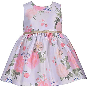 Bonnie Jean Girl's Spring Easter Dress and Coat Set for Baby, Toddler and Little Girls, Coral, 8