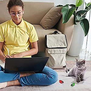 2Pcs Mini Electric Robot Beetle, Interactive Cat Toy Excites & Entices Cats Cuddling Chasing Fun, Realistic Beetle Vibrating Wings, Cat Bug Educational Toy for Indoor Cats Kitten Play Chase Exercise