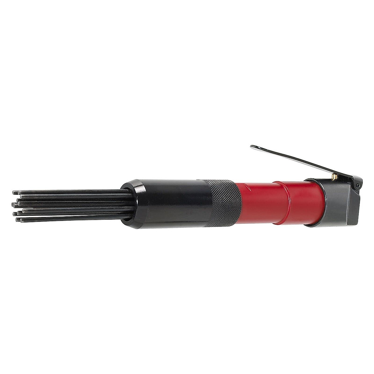 Chicago Pneumatic CP7115 Compact Air Powered Needle Scaler, 12 x 1/8", 4,000 BPM & Ingersoll Rand 114GQC Air Hammer - 3 PC Chisel Set with Tapered Punch, 2-5/8 Inch stroke, 3500 BPM, Gray