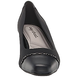 Easy Street Women's Orbit Pump, Navy Suede, 8 X-Wide