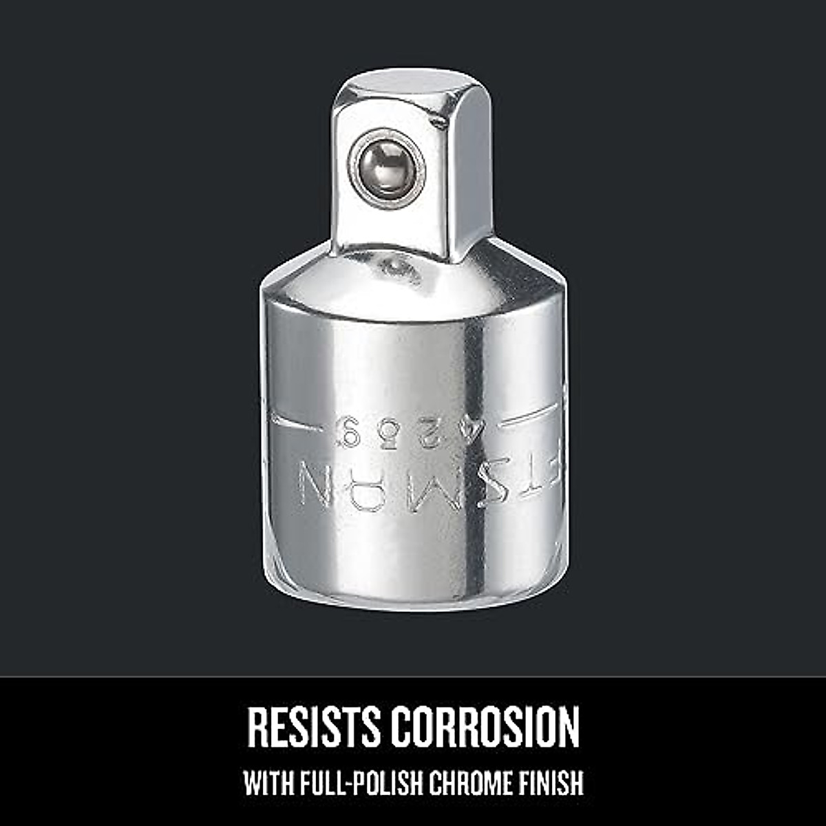 CRAFTSMAN 3/8" To 1/2" Socket Adapter, 1/2-Inch Drive, Female to Male (CMMT99222)