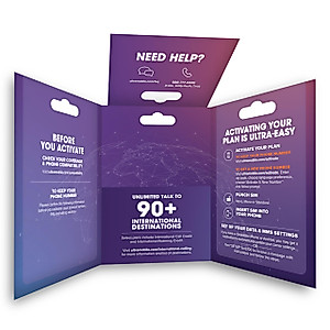 $19/mo. Ultra Mobile Prepaid Phone Plan with Unlimited Talk, Text and 3GB of 5G • 4G LTE Data (SIM Card Kit)