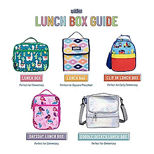 Wildkin Kids Insulated Lunch Box Bag for Boys & Girls, Reusable Kids Lunch Box is Perfect for Early Elementary Daycare School Travel, Ideal for Hot or Cold Snacks & Bento Boxes (Mermaids)