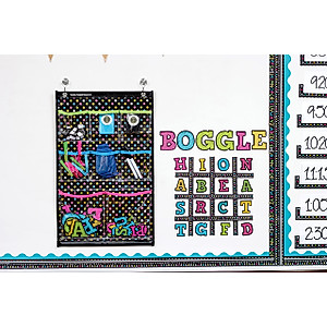 Teacher Created Resources Chalkboard Brights Alphabet Magnetic Strips (77262)