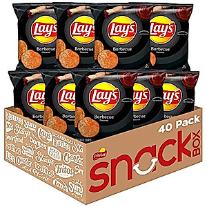 Lay's Potato Chips, Barbecue, 1 Ounce (Pack of 40)