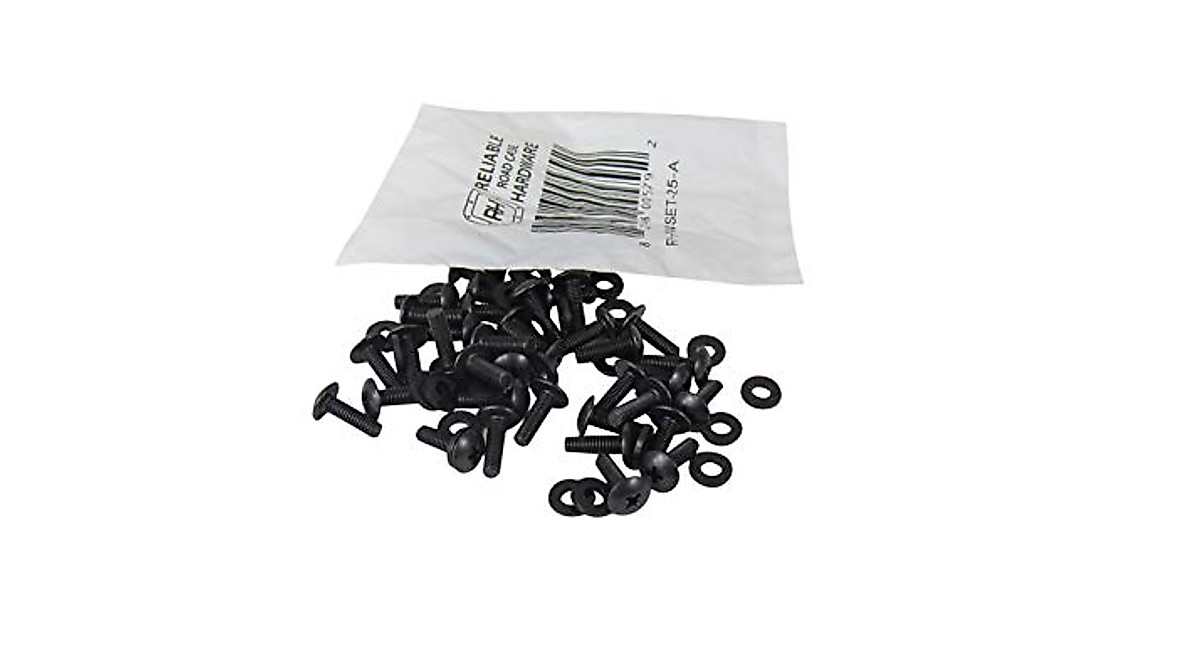 Reliable Hardware Company Rack Rail Screws & Washers | 25 Sets