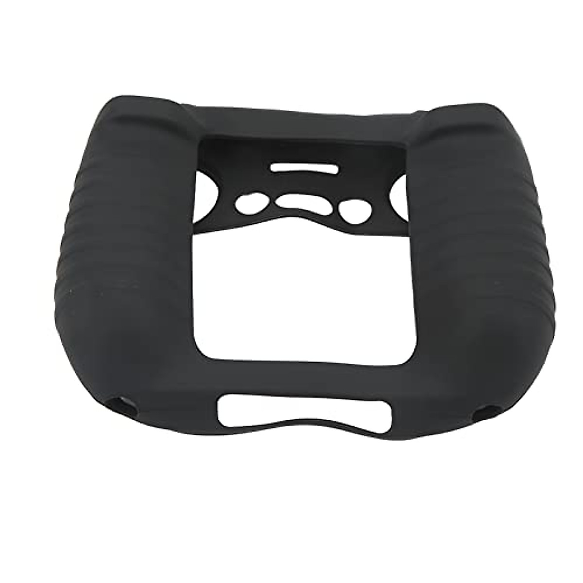 Silicone Cover for Drone Controller, Nonslip Texture for Drone Controller, Silicone Protective Case Reinforcing Rib Design Antidrop Dustproof for (Black)