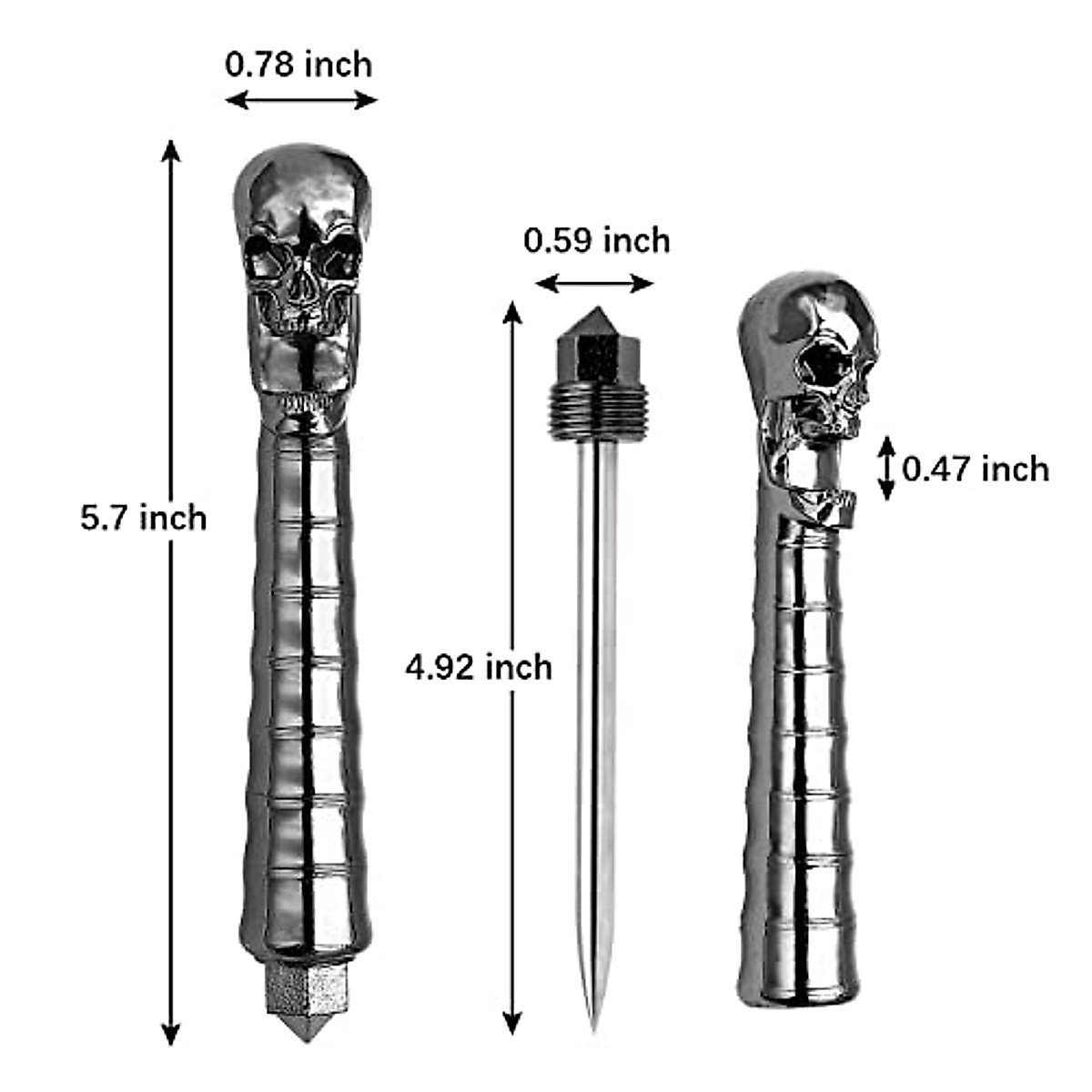 Beer Bottle Opener, Ice Pick with Safety Cover, Pick Tool for Breaking Ice, Non-slip Antiskid Handle for Picnics, Camping, Outdoor Activities, Bar, kitchen, And Restaurant (Black)