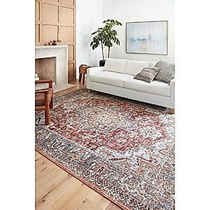 Loloi II Cassandra Collection CSN-01 Rust/Multi, Traditional 2'-6" x 4'-0" Accent Rug