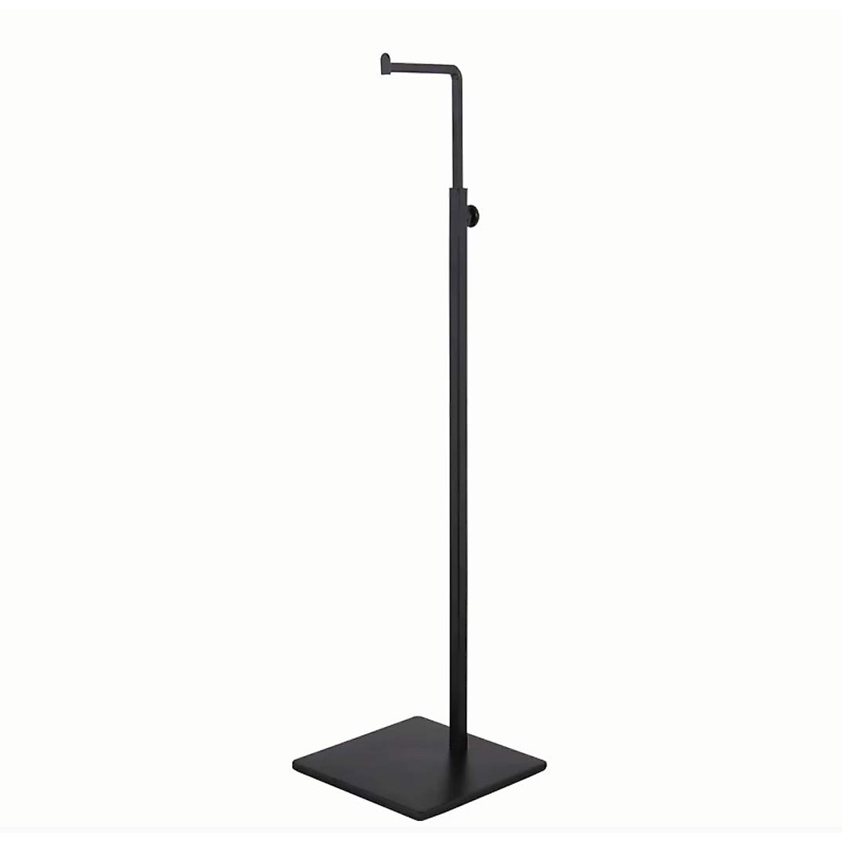 Adjustable Metal Handbag Rack Tabletop Handbag Purse Display Stand Single Hook Bag Stand Holder (Black)